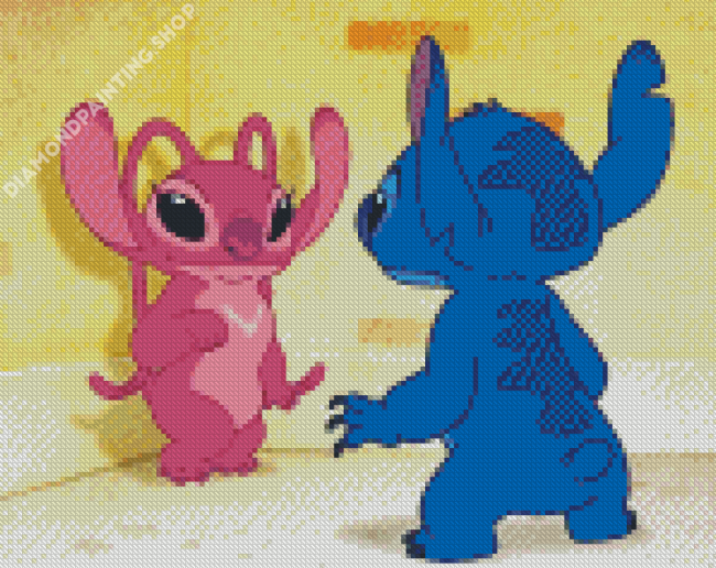 Lilo And Stitch Angel - 5D Diamond Paintings - DiamondPaintings.SHOP