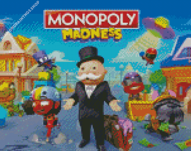 Monopoly Poster - 5D Diamond Paintings - DiamondPaintings.SHOP