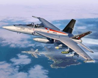 Aesthetic F18 Art - 5D Diamond Paintings - DiamondPaintings.SHOP