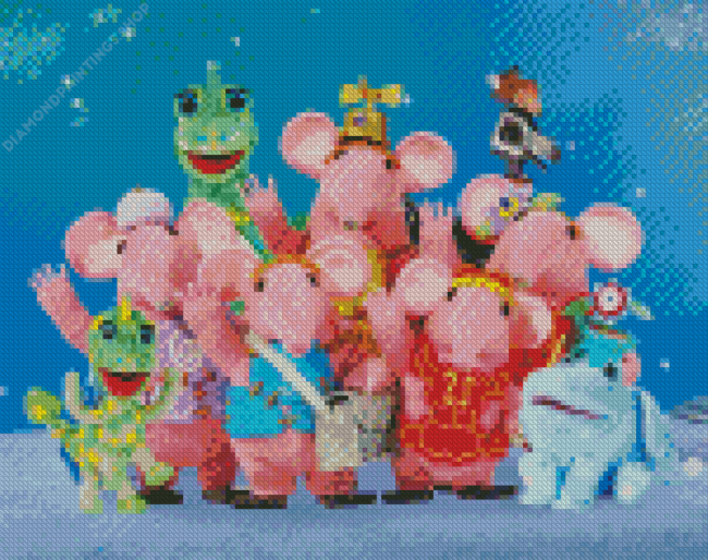 The Clangers Characters - 5D Diamond Paintings - DiamondPaintings.SHOP
