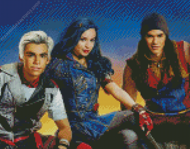 Cool Disney Descendants - 5D Diamond Paintings - DiamondPaintings.SHOP