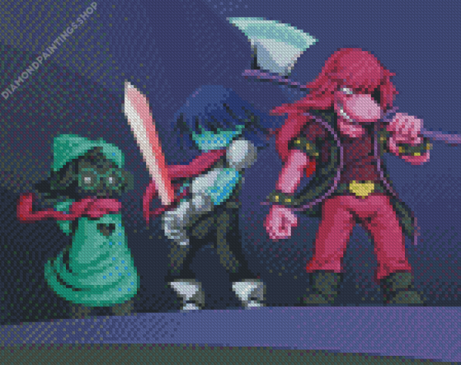 Deltarune Game Characters - 5D Diamond Paintings - DiamondPaintings.SHOP