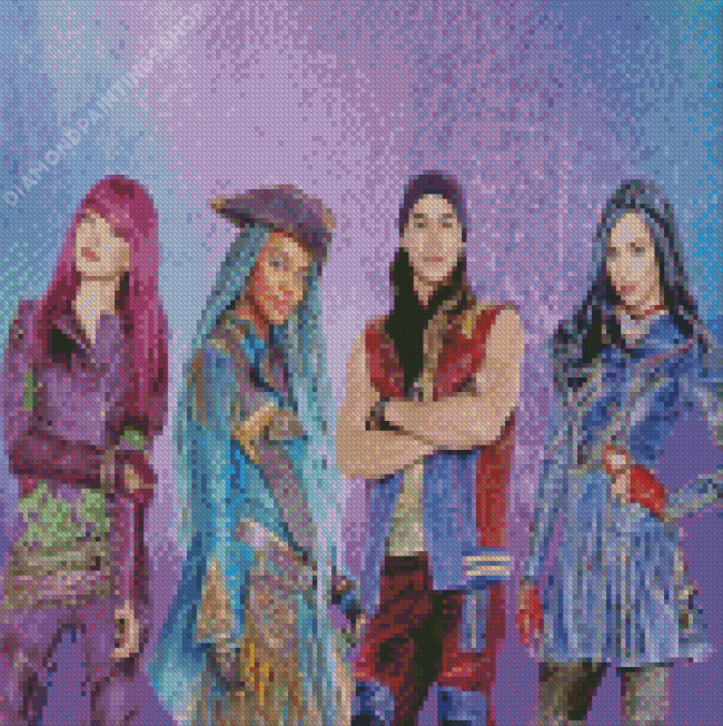 Descendants Girls - 5D Diamond Paintings - DiamondPaintings.SHOP