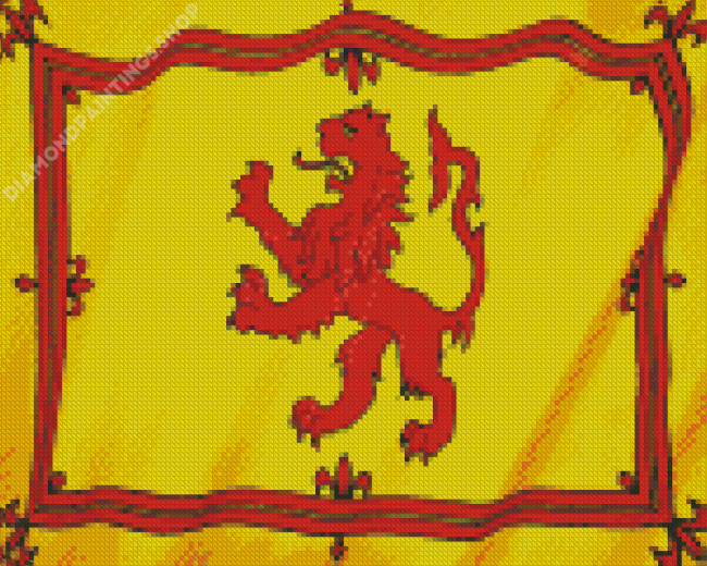 Scotland Rampant Lion Flag - 5D Diamond Paintings - DiamondPaintings.SHOP